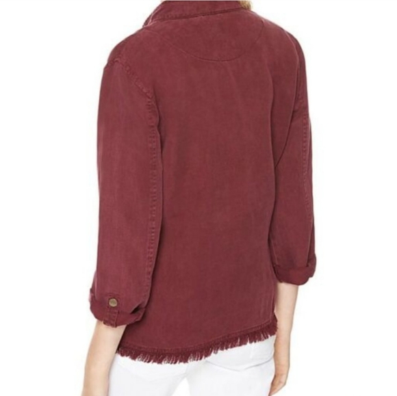 Sanctuary | Jackets & Coats | Sanctuary Roy Burgundy Red Military ...